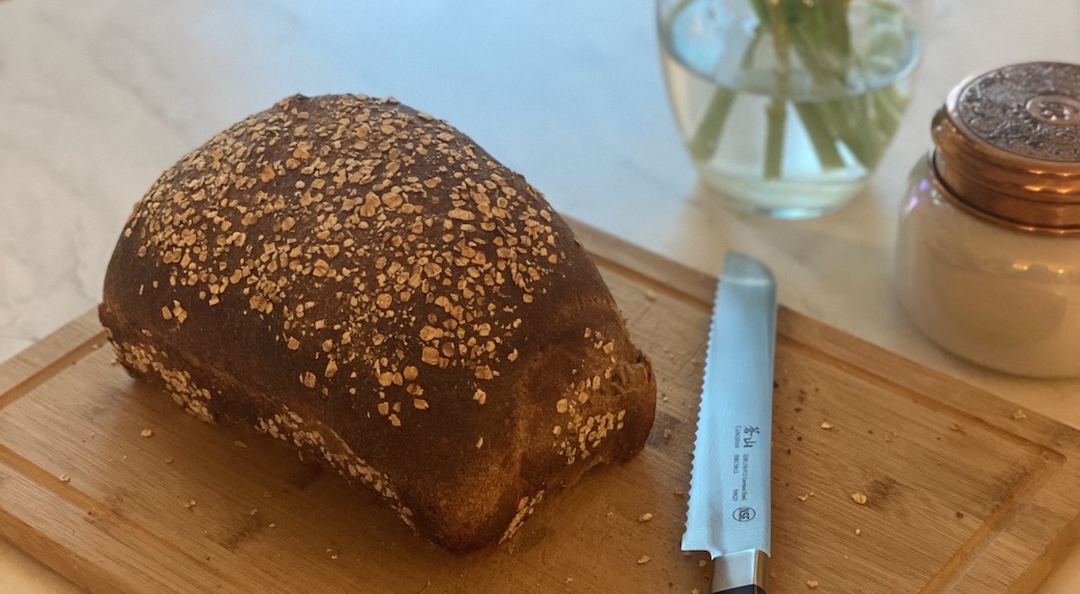 Spelt & Whole Wheat Sourdough Bread Loaf - What's Cory Cooking